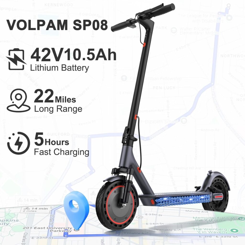 VOLPAM SP08 10” Electric Scooter – VOLPAM Electric Scooter official ...